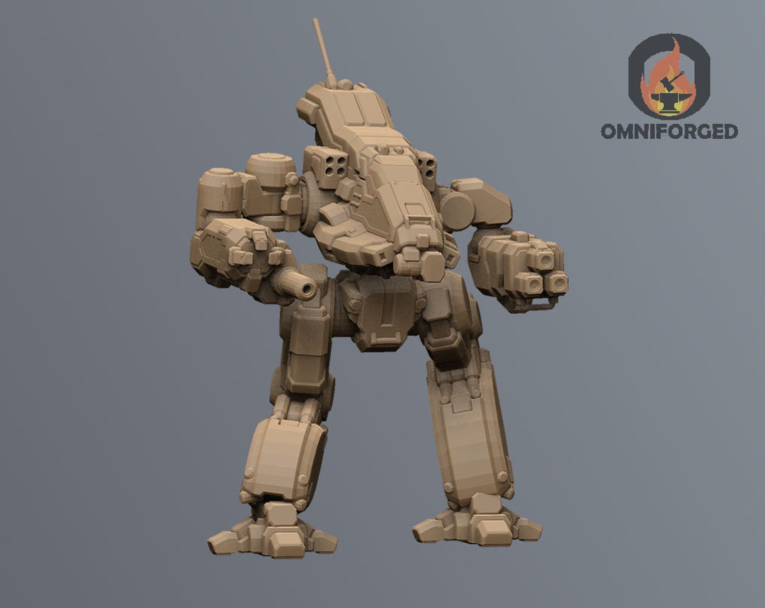 Bushwacker Alternate Battletech Miniature BSW-S2 Mechwarrior - Etsy