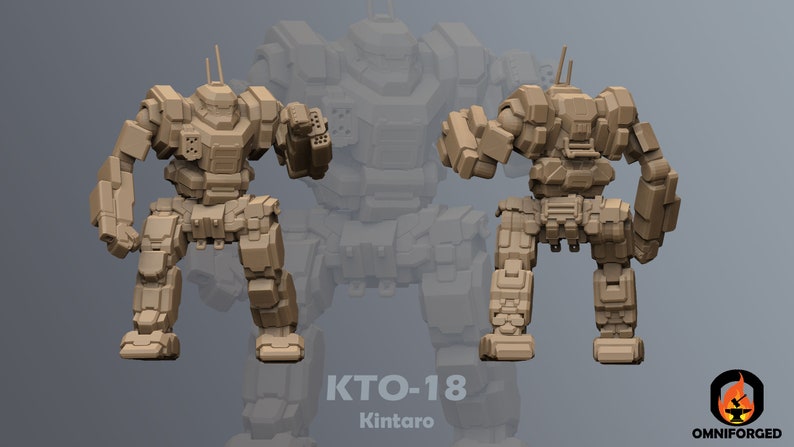 Kintaro Alternate Battletech Miniature KTO-18 - Etsy