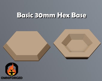 Hexagon 28mm MDF Bases hex - Etsy
