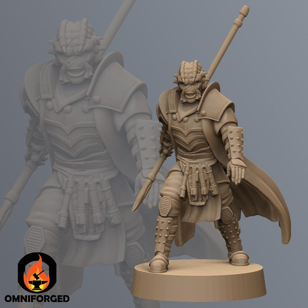 The Last Shadow Warrior SW Legion RPG 3D Printed Sci-fi Miniature Mini ...