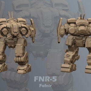 Fafnir Alternate Battletech Miniature FNR-5 Mechwarrior - Etsy