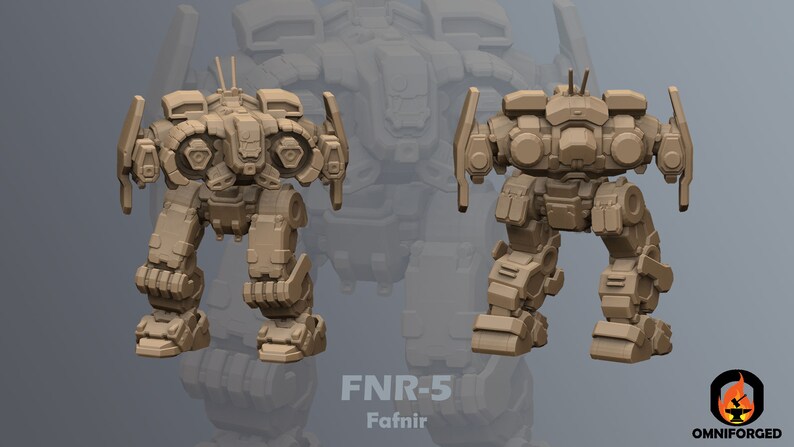 Fafnir Alternate Battletech Miniature FNR-5 Mechwarrior - Etsy