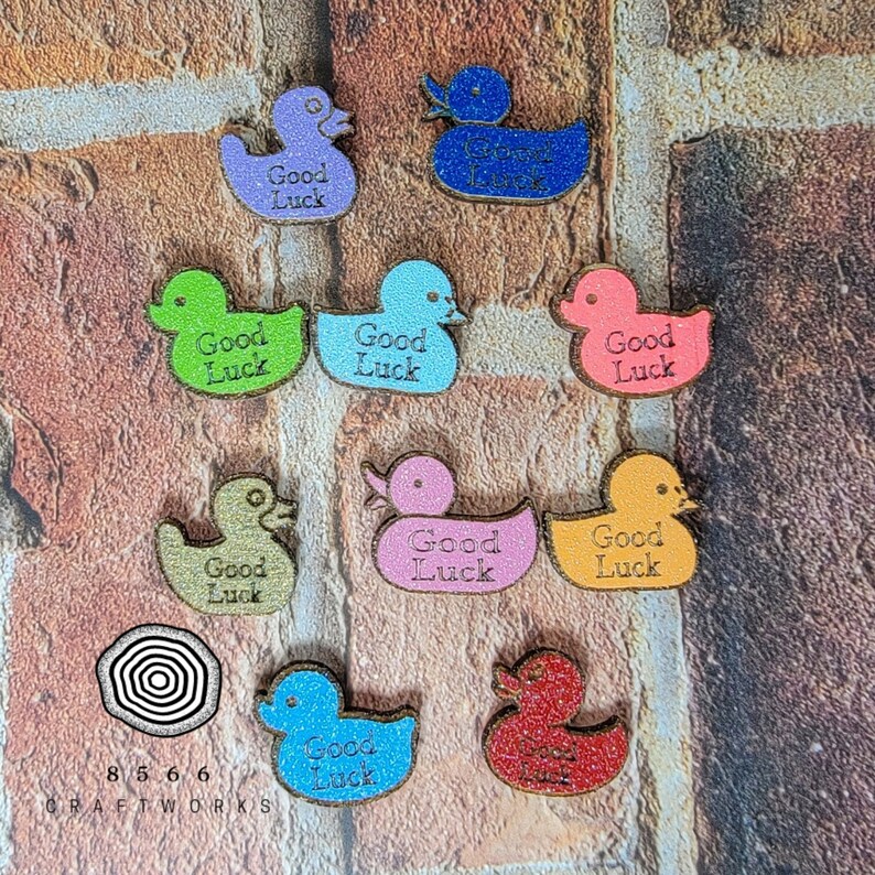 Cheerleading Ducks, Cheer Pin Decorations, Lucky Cheer Duck Charm - Etsy