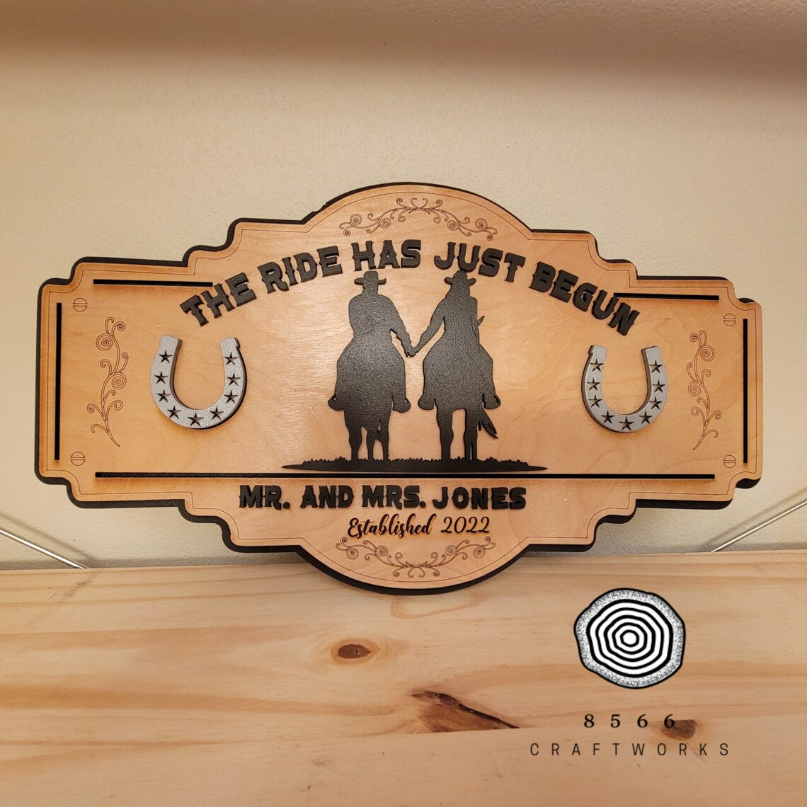 Wedding Sign, Western Theme, Anniversary Gift, Horses - Etsy