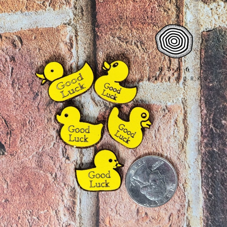 Cheerleading Ducks, Cheer Pin Decorations, Lucky Cheer Duck Charm - Etsy
