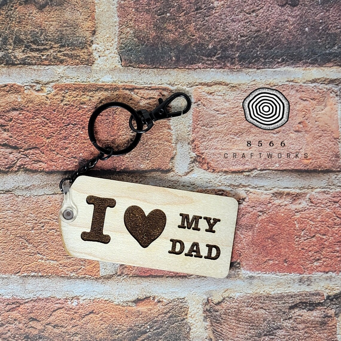 I Love My Dad Keychain, Fathers Day Key Chain, Dad Gift, Key Chain ...