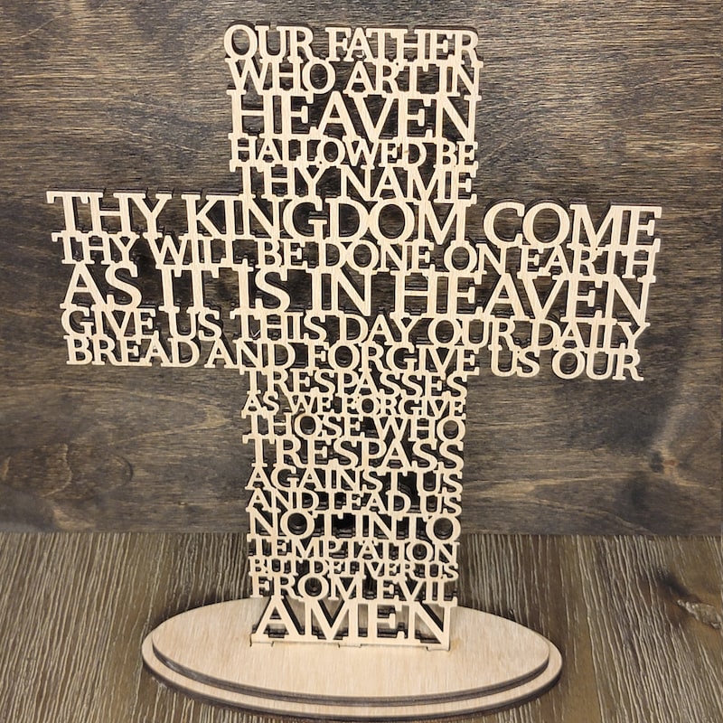 Our Father Prayer - Etsy