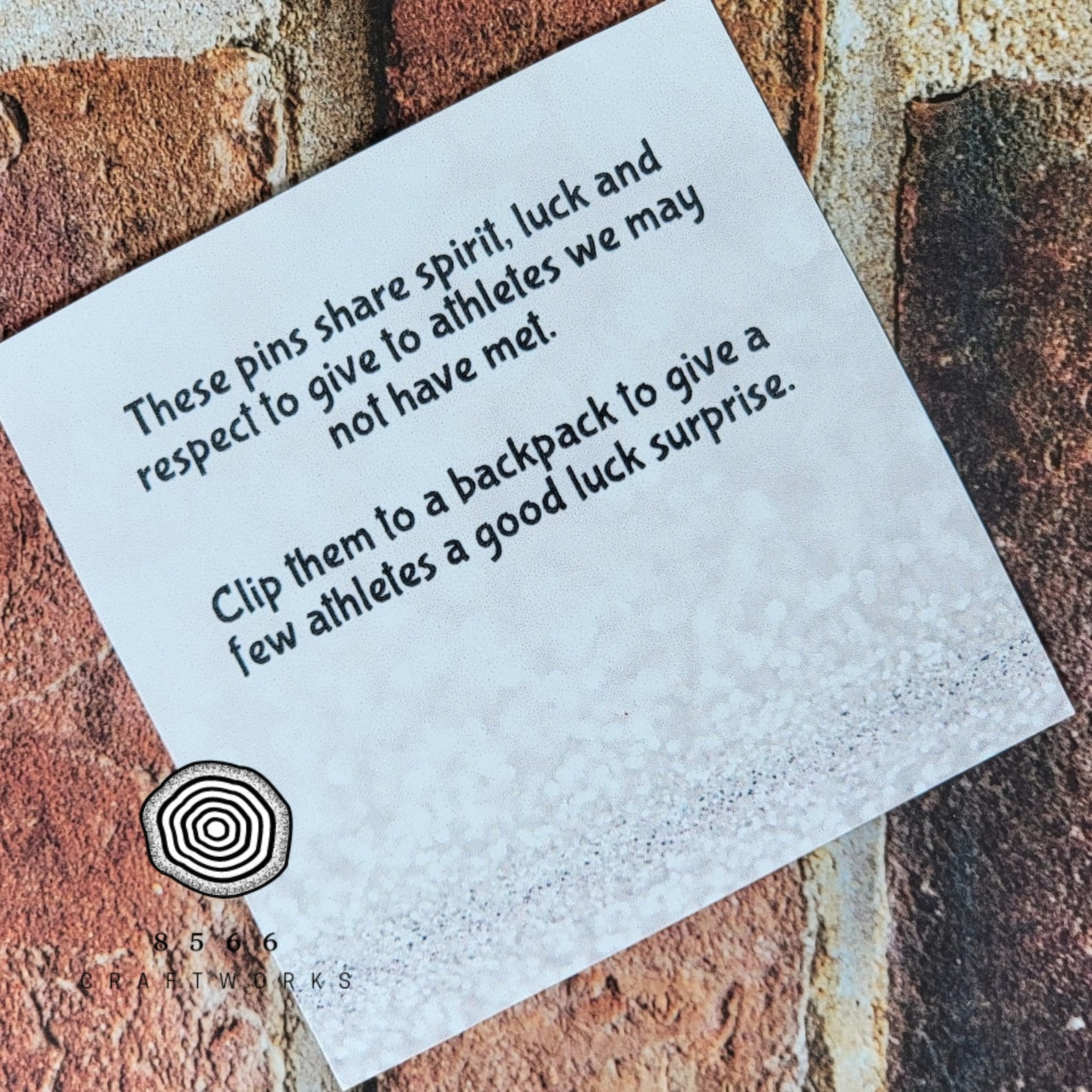 Good Luck Pin Saying Cheerleading Pin Poem Cheer Clothes Pin - Etsy