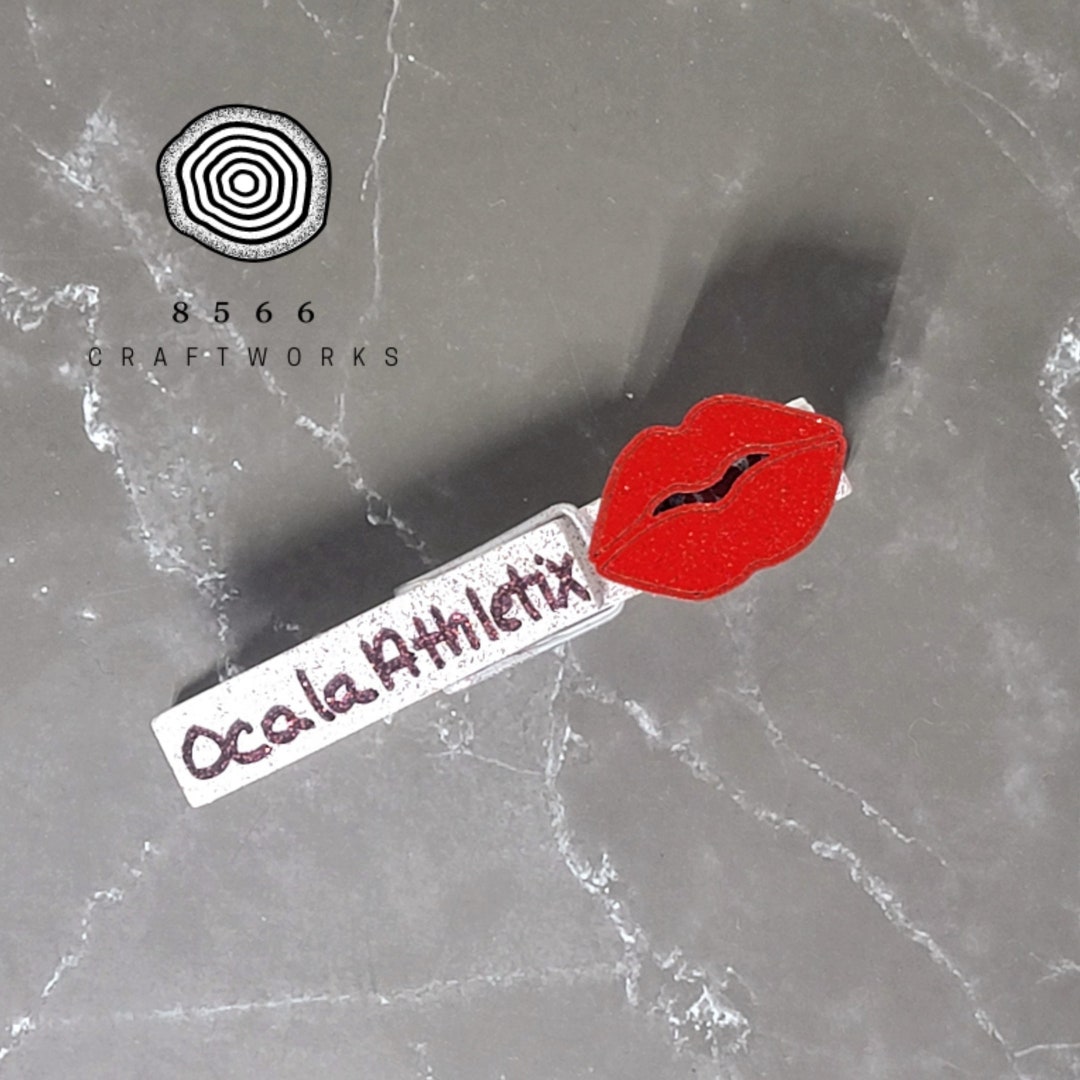 Cheerleading Lips, Cheer Pin Decorations, Lucky Cheer Lip Charm - Etsy