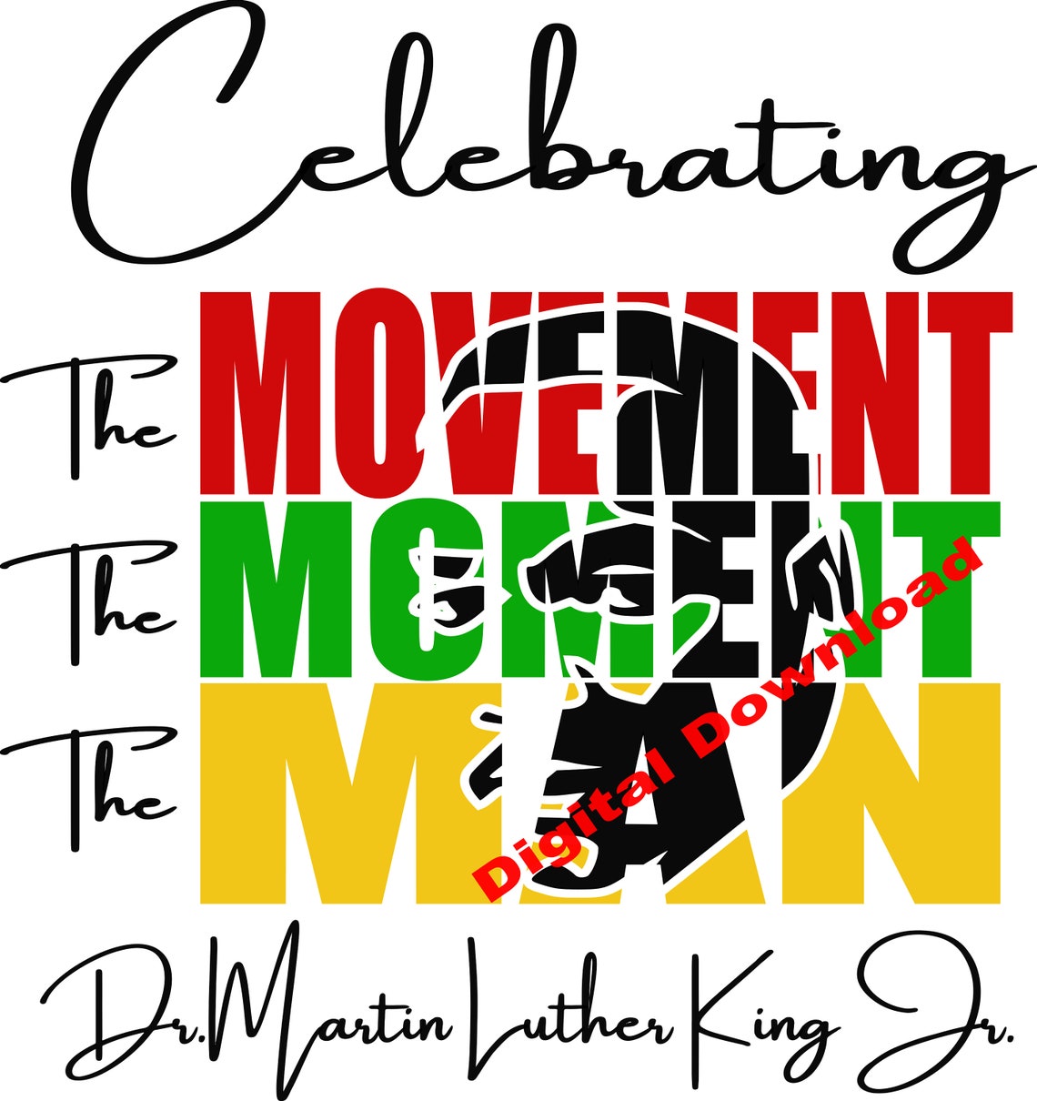 Martin Luther King the Movement the Moment the Man - Etsy