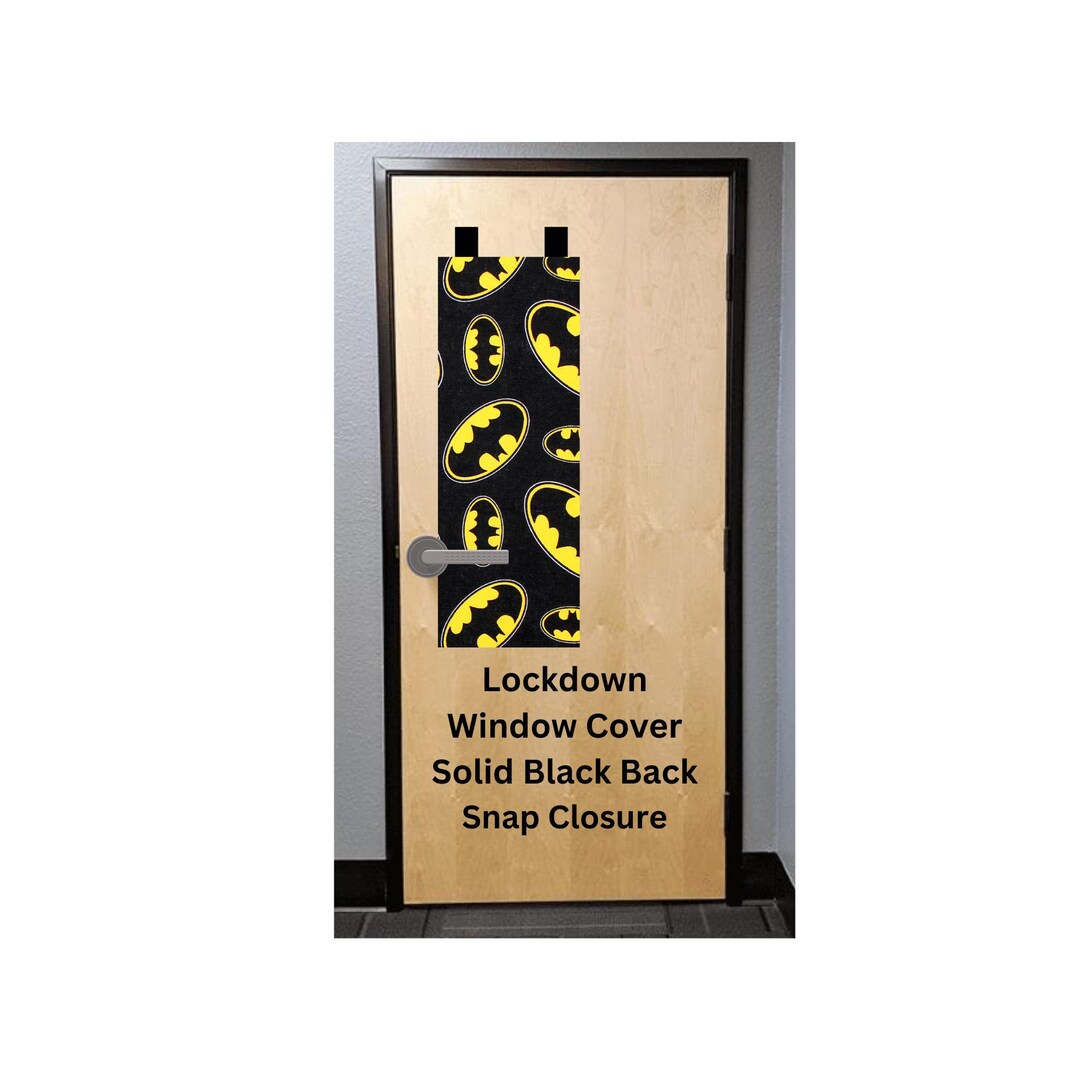 Batman Window Covers for Teacher Classroom Safety School Cover ...