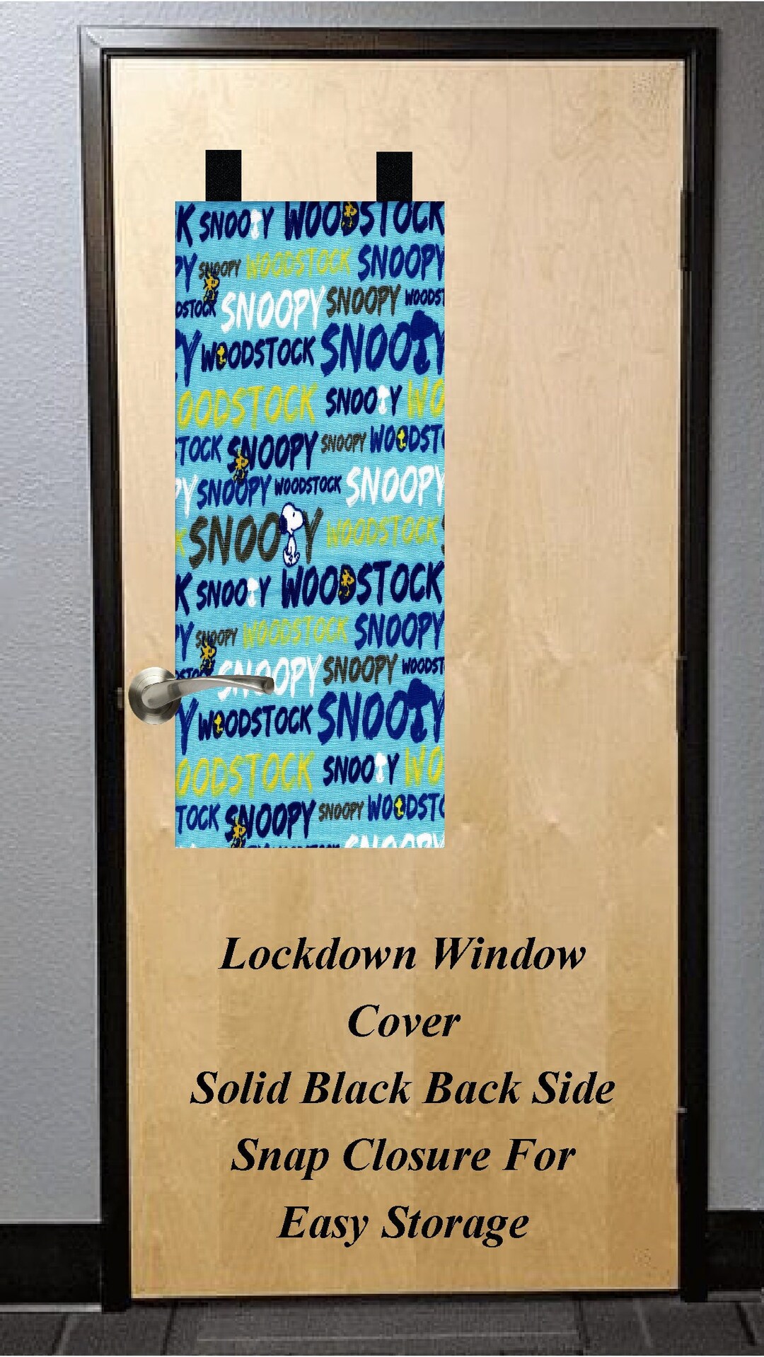 Woodstock and Snoopy Classroom Safety School Cover Emergency Lockdown ...