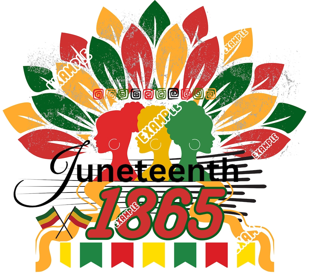 Juneteenth 1865 Flower Woman of Courage Png - Etsy