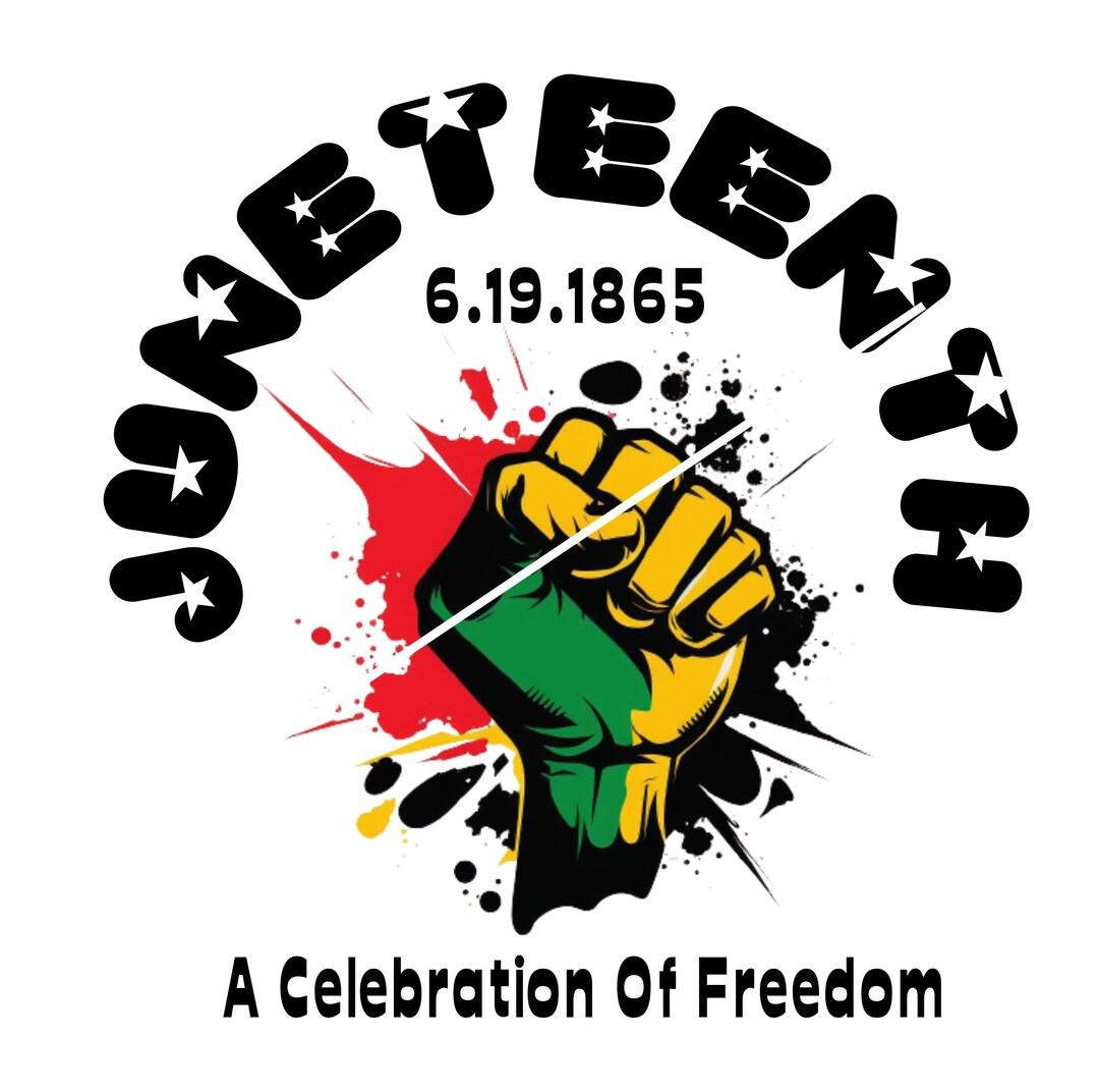 Juneteenth With Stars A Celebration of Freedom Digital Download PNG ...