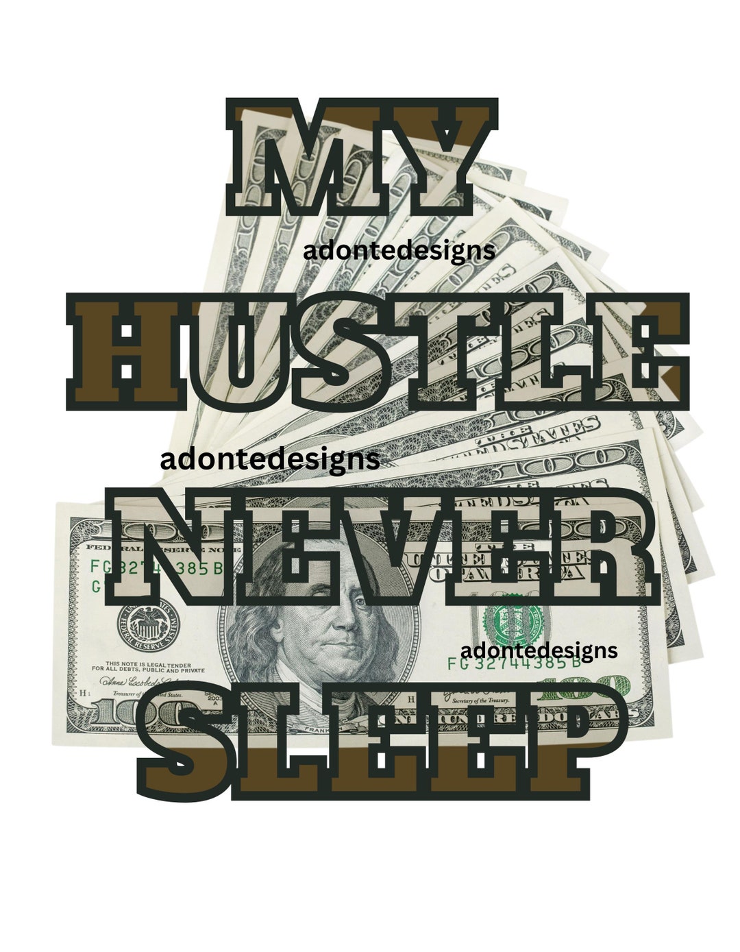 My Hustle Never Sleep Png - Etsy