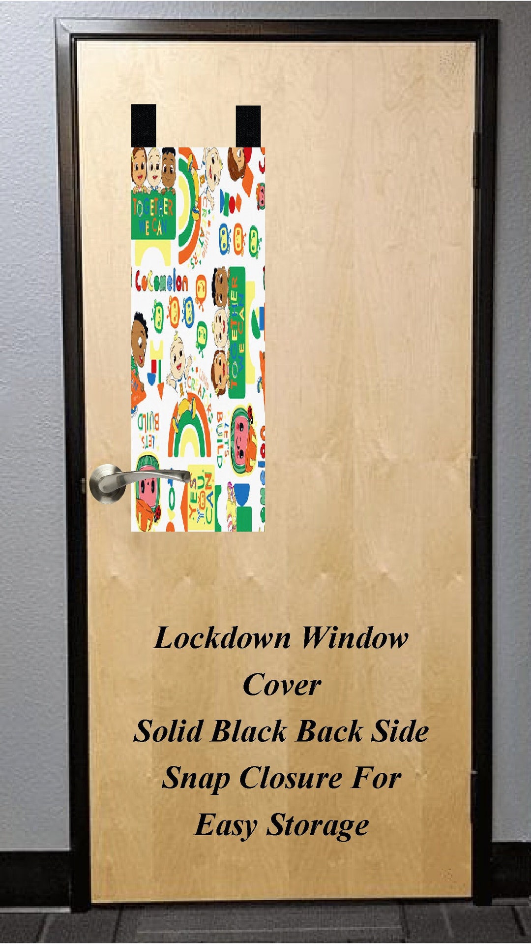 Cocomelon Teacher Classroom Window Cover Safety Security, Emergency ...