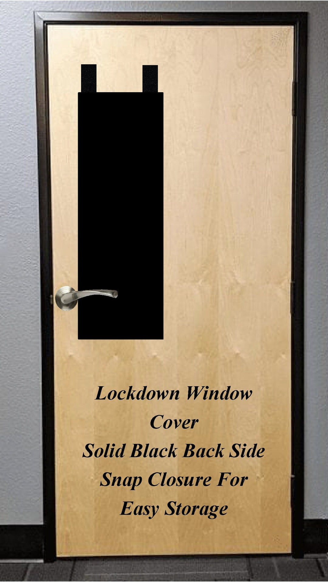 All Black Window Covers for Teacher Classroom Safety School Cover ...