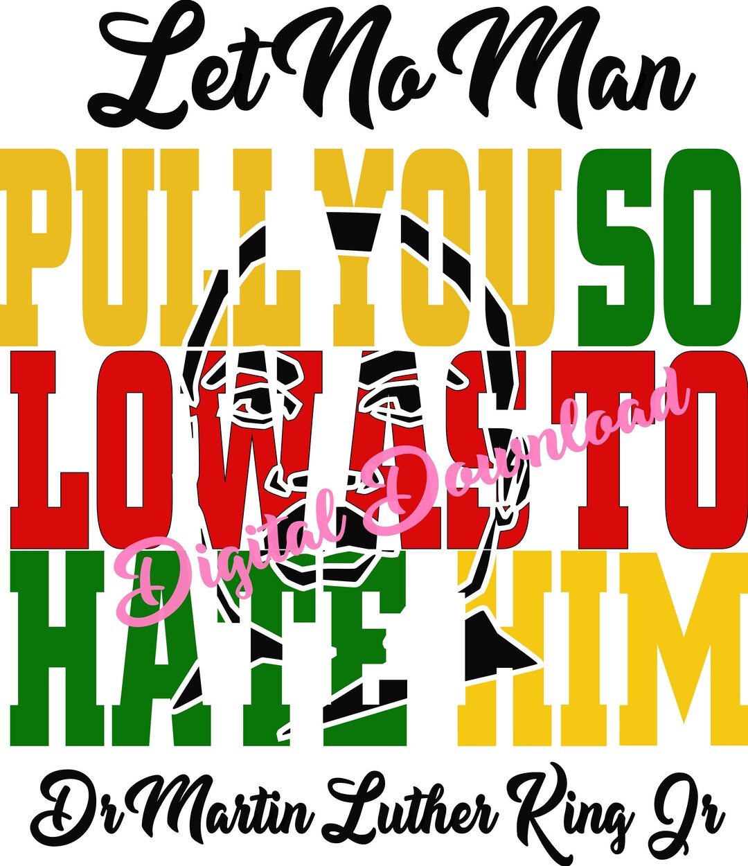 Martin Luther King Quote: Layered PNG, SVG, JPEG (digital Download) - Etsy