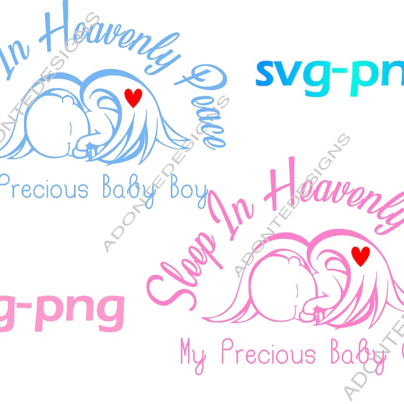 In Loving Memory Baby Svg - Etsy