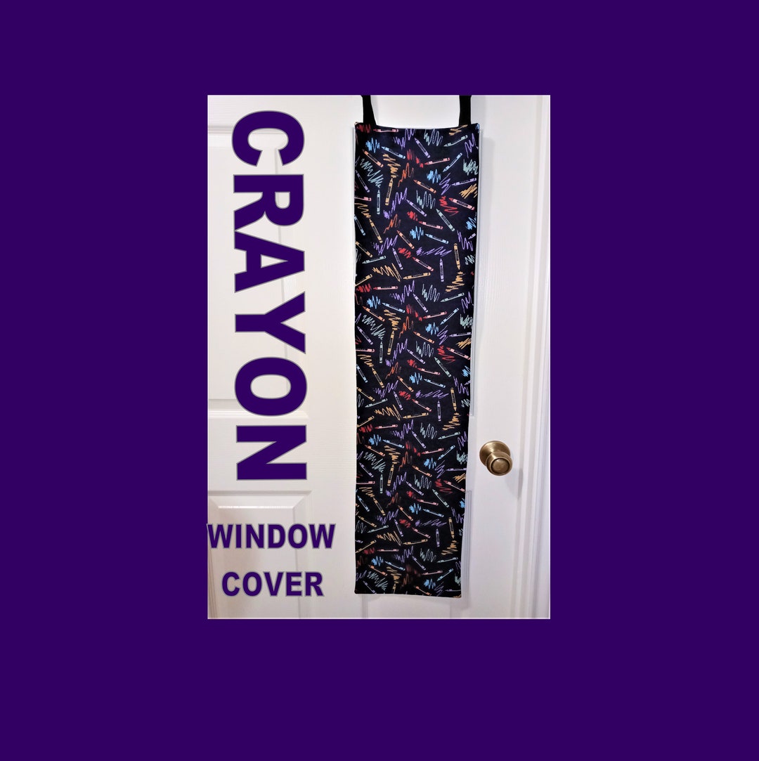 Crayon Teacher Classroom Safety School Cover Emergency Lockdown. Window ...