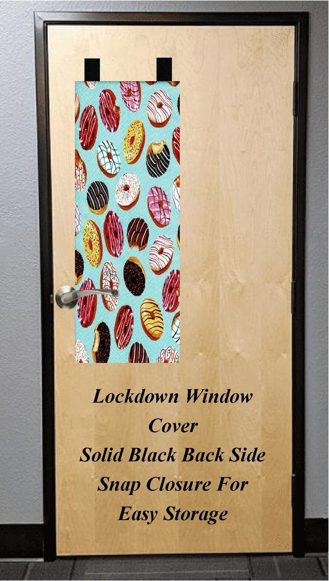 Bakery Donuts Window Covers for Teacher Classroom Safety School Cover ...