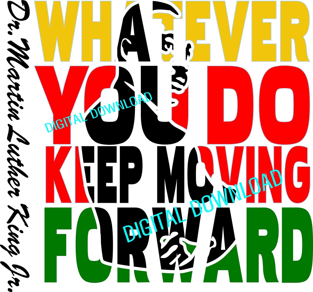 Martin Luther King Quote: Layered PNG SVG JPEG (digital Download) - Etsy