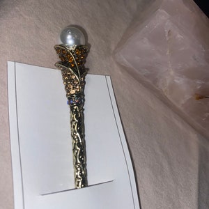 CARVED CRYSTAL PEARL Hair Stick Rhinestone Hair Stick Hair Accessorie ...