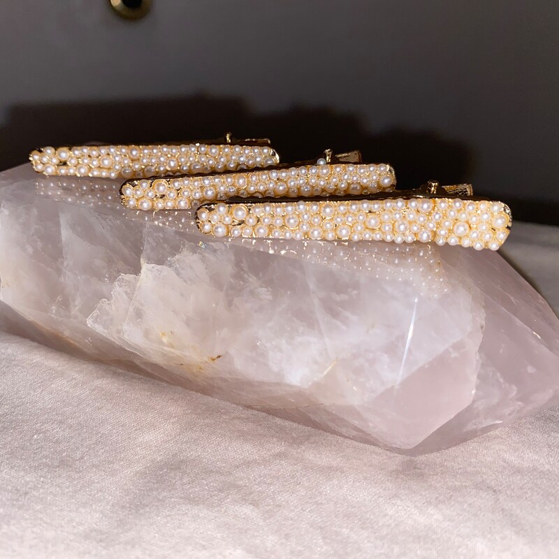 Pearl Hair Clip - Etsy
