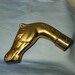 VINTAGE SOLID BRASS Horse Cane Handle Horse Head Cane Handle Horse Head ...