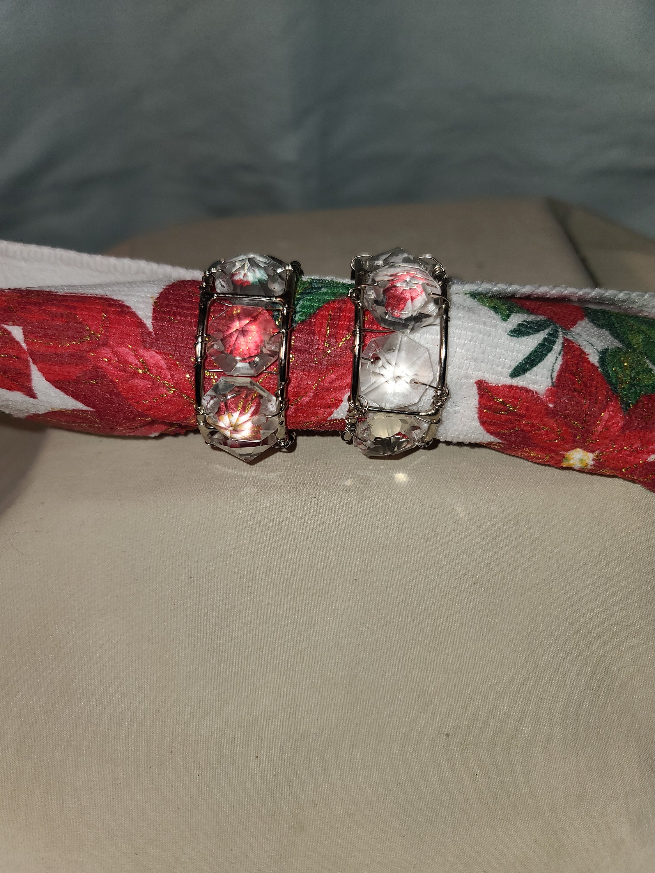 VINTAGE CRYSTAL NAPKIN Rings Silver Wire Wrapped Crystal - Etsy