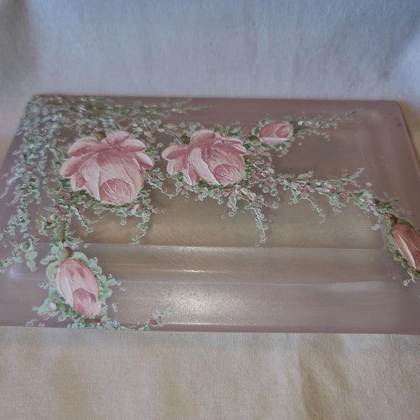 Vintage Glass Box - Etsy