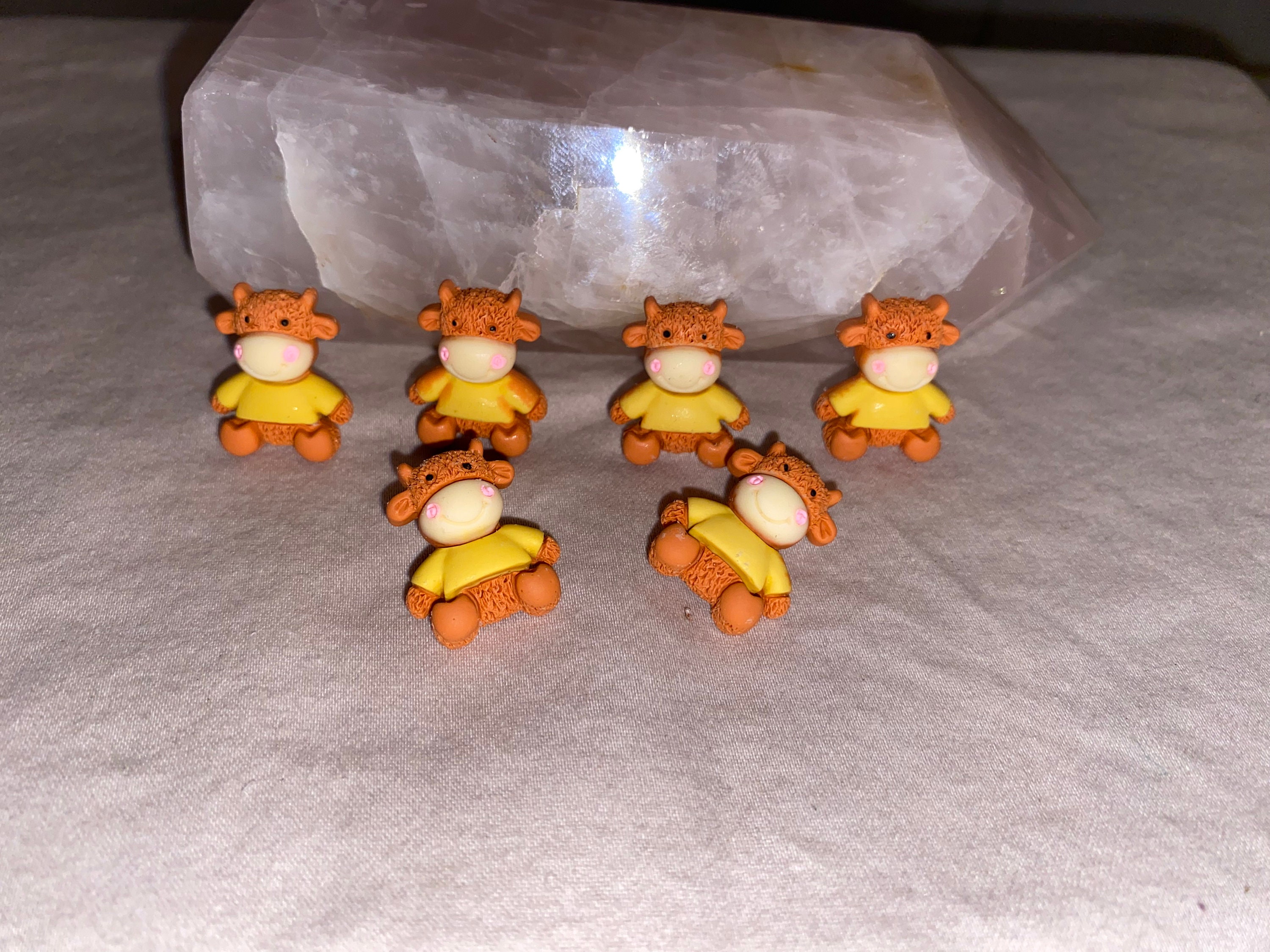 SET OF 6 KIDS Cow Buttons Sewing Buttons Craft Buttons Cow Buttons Baby ...