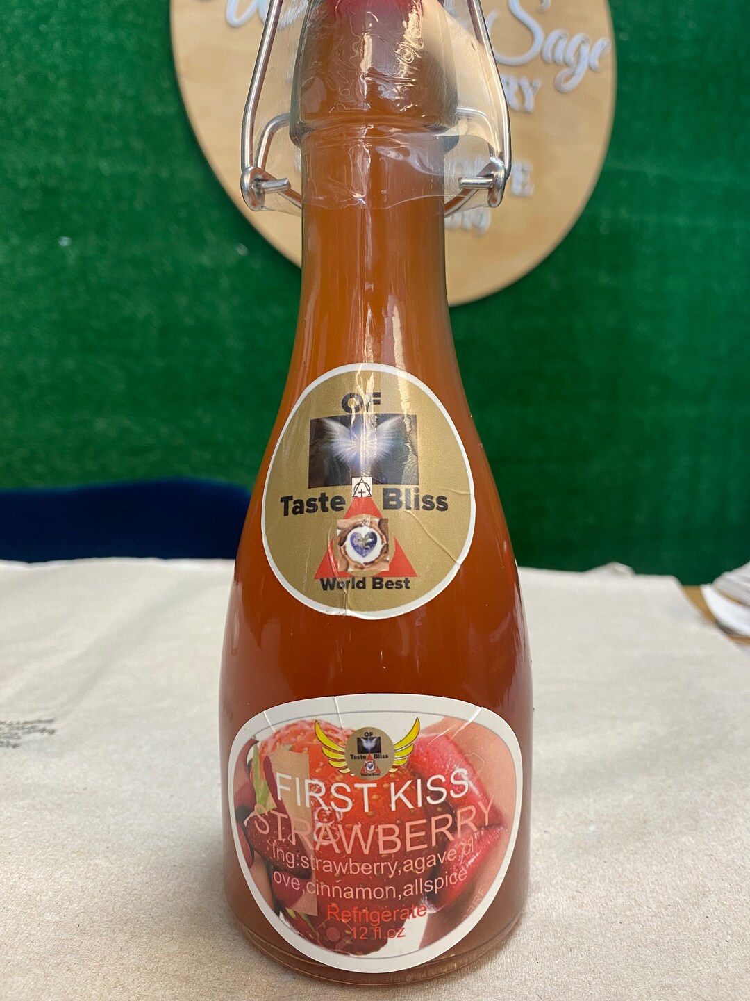 FIRST KISS STRAWBERRY Juice 12.oz - Etsy