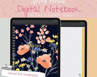 Digital Notebook With Hyperlink Tabs for Ipad and Android - Etsy