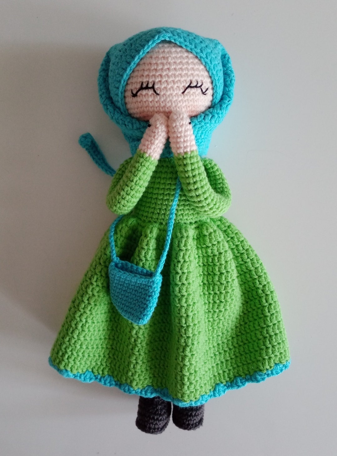 Crochet Hijab Doll, Amigurumi Muslim Doll, Ramadan Gift, Muslim Gift ...