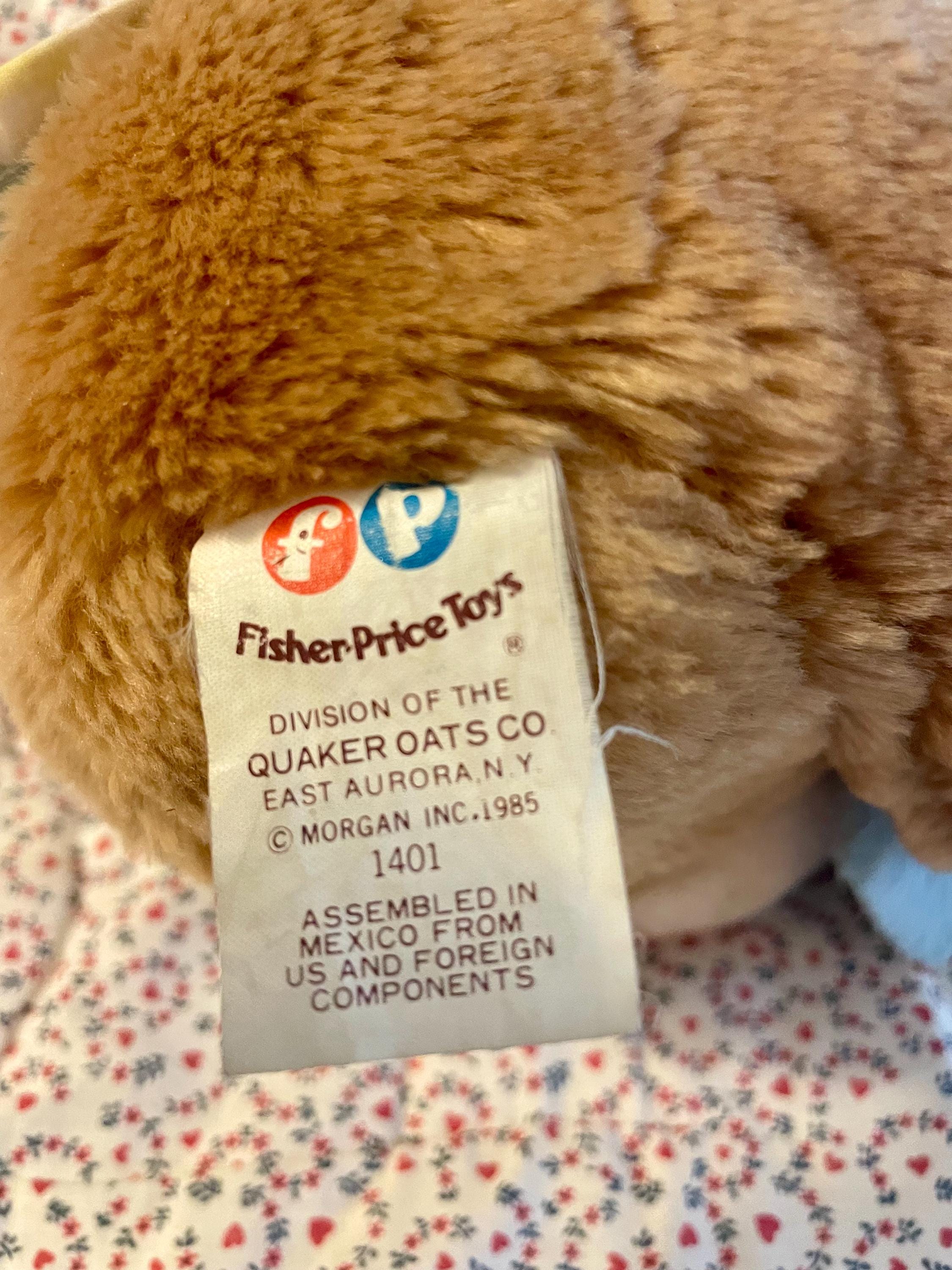 1980’s Fisher Price Teddy Beddy Bear Plush #1401 - Etsy