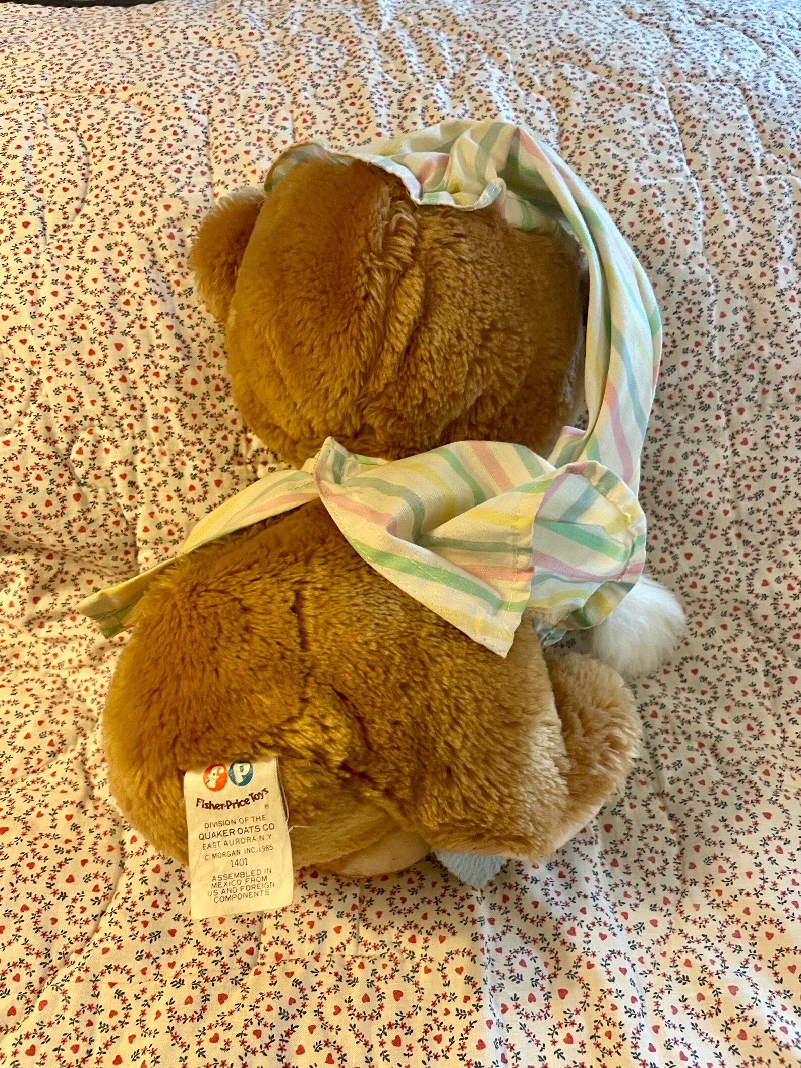 1980’s Fisher Price Teddy Beddy Bear Plush #1401 - Etsy