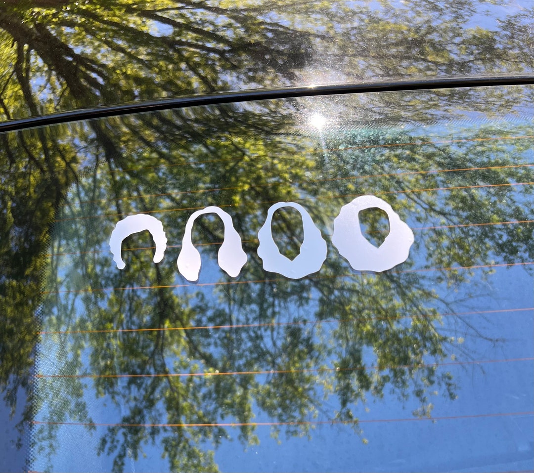 Greta Van Fleet Inspired Car Decal GVF Members Outline - Etsy