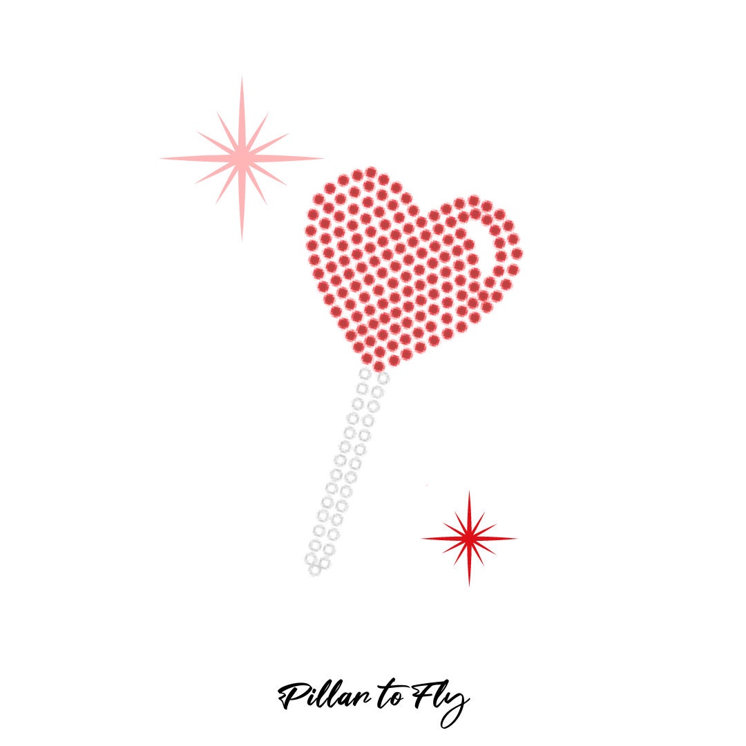 Red Heart Sucker Decal | Valentine's Day Gift | Vday Stickers - Etsy