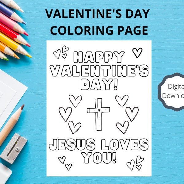 Jesus Loves Me Coloring Sheet - Etsy
