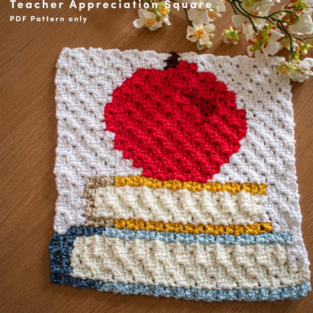 Teacher Appreciation Corner to Corner Square, Confident Beginner ...
