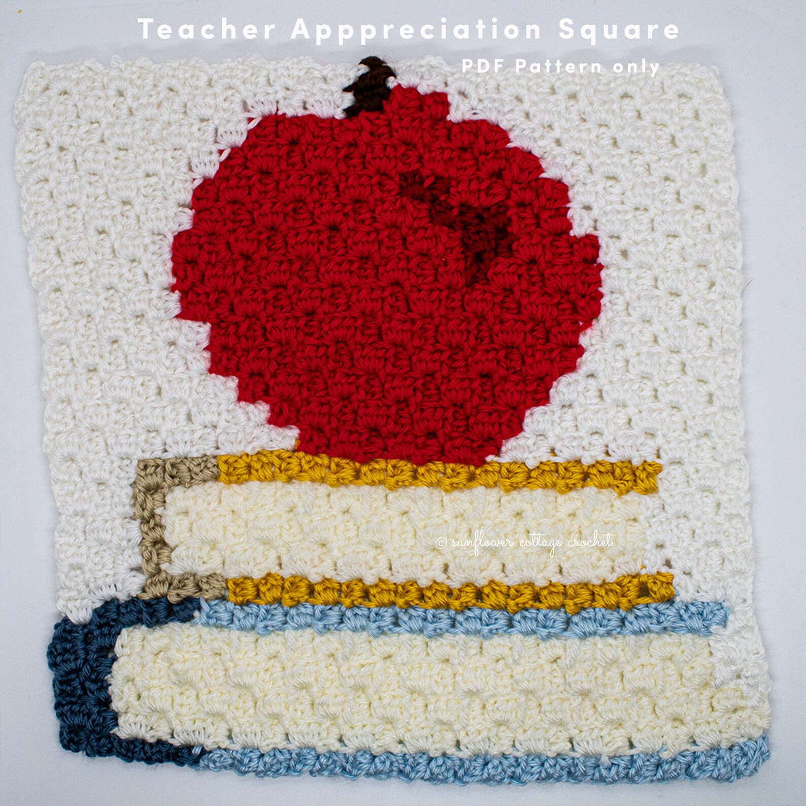 Teacher Appreciation Corner to Corner Square, Confident Beginner ...