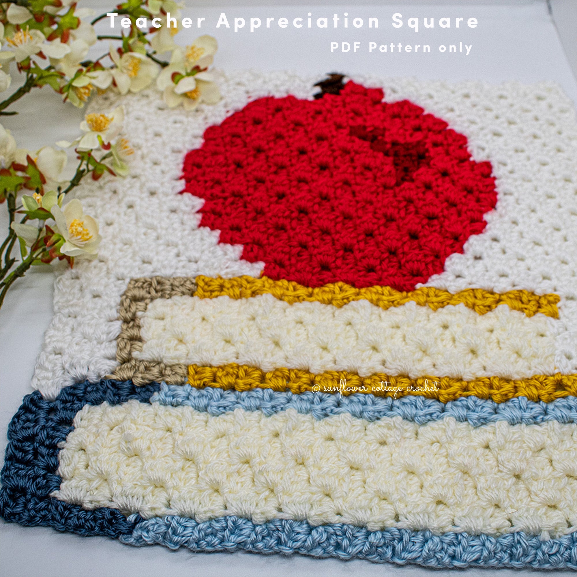 Teacher Appreciation Corner to Corner Square, Confident Beginner ...