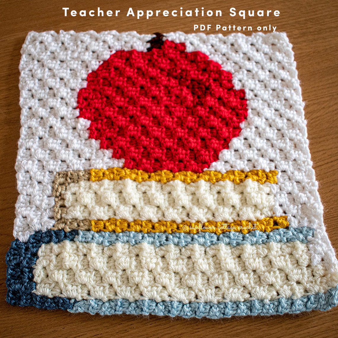 Teacher Appreciation Corner to Corner Square, Confident Beginner ...