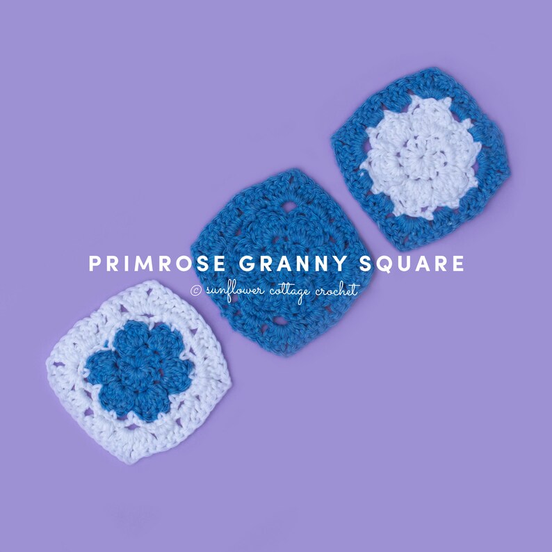 Primrose Granny Square Crochet Pattern - Etsy UK
