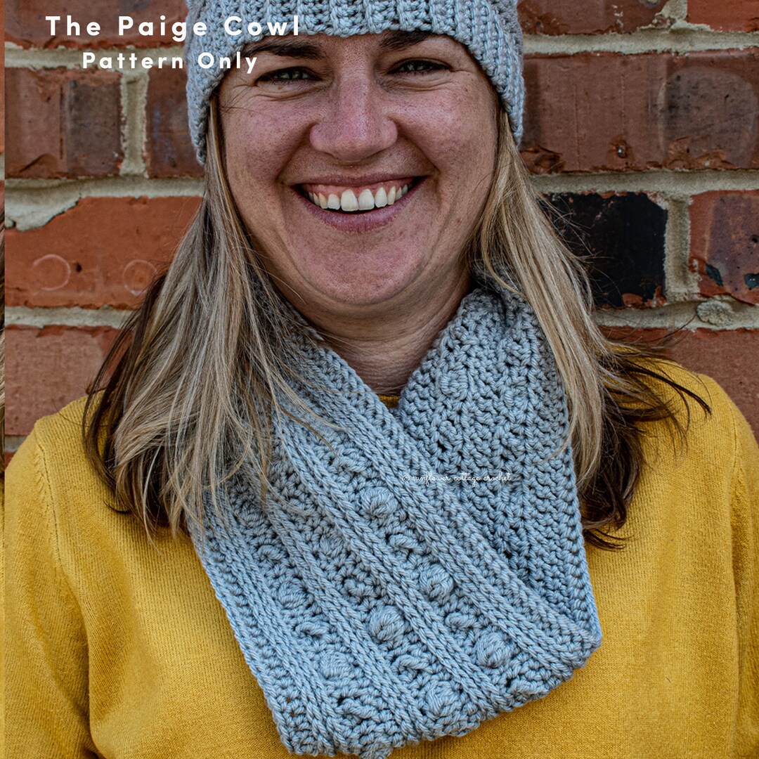 Crochet Cowl Pattern - the Paige Cowl, PDF Pattern Only - Etsy