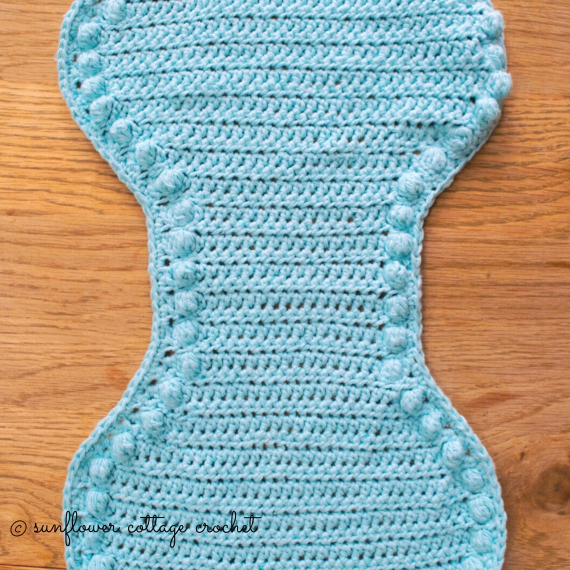 Bobbles Burp Cloth | Crochet Burp Cloth Pattern - Etsy