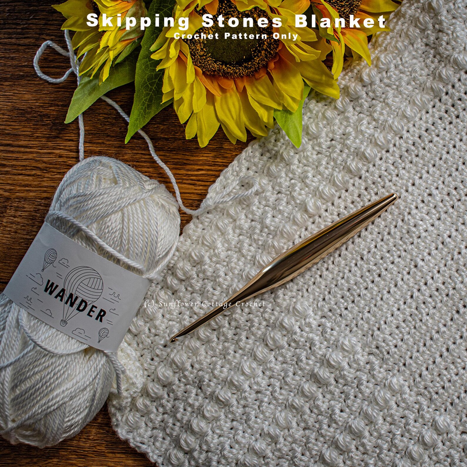 Crochet Blanket Pattern PDF – Skipping Stones Afghan – Heirloom Baby ...