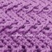 Raised Diagonal Square Crochet Square Pattern - Etsy