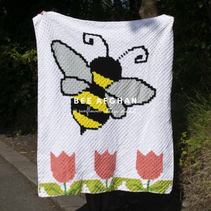 Bee Throw / Afghan | Crochet Corner to Corner Bee Blanket, Pdf Pattern ...